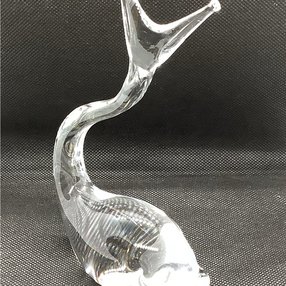 Vilca Atelier | Art | Vilca Atelier Italy Clear Glass Dolphin ...